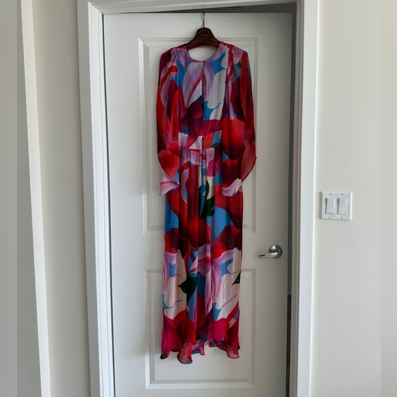 FARM Rio | Dresses | Farm Rio Watercolor Floral Blue Maxi Dress | Poshmark